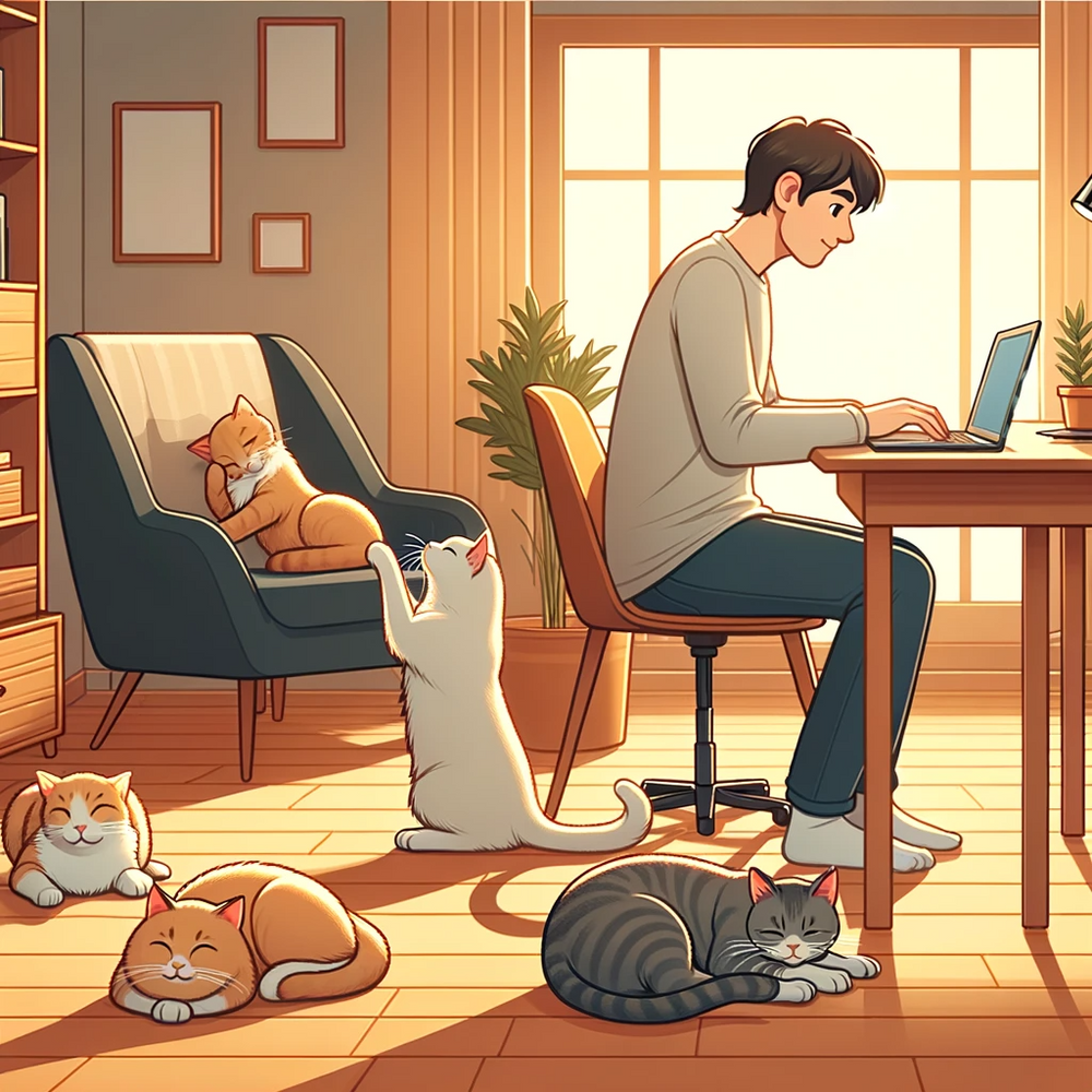 Catmist lugnande till katt